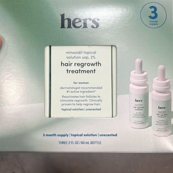 hers | Hair | Hers Minoxidil Topical Solution Hair Regrowth Treatment For Thinning Hair | Poshmark